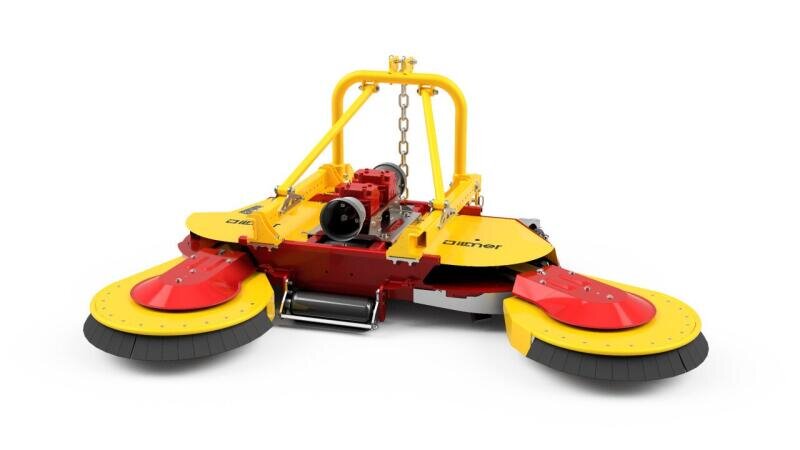 Enormous cutting performance - The SMG rotary mower